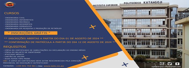 Inscricao | Instituto Superior Politécnico Katangoji